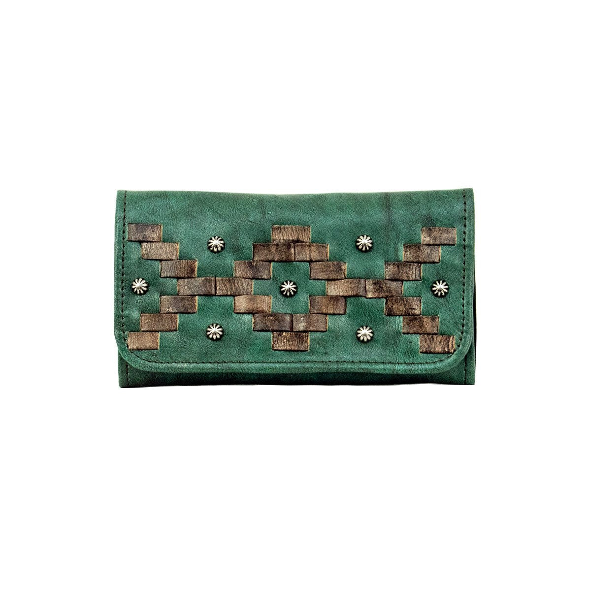 Tribal Weave Ladies Tri-Fold Wallet – American West Handbags