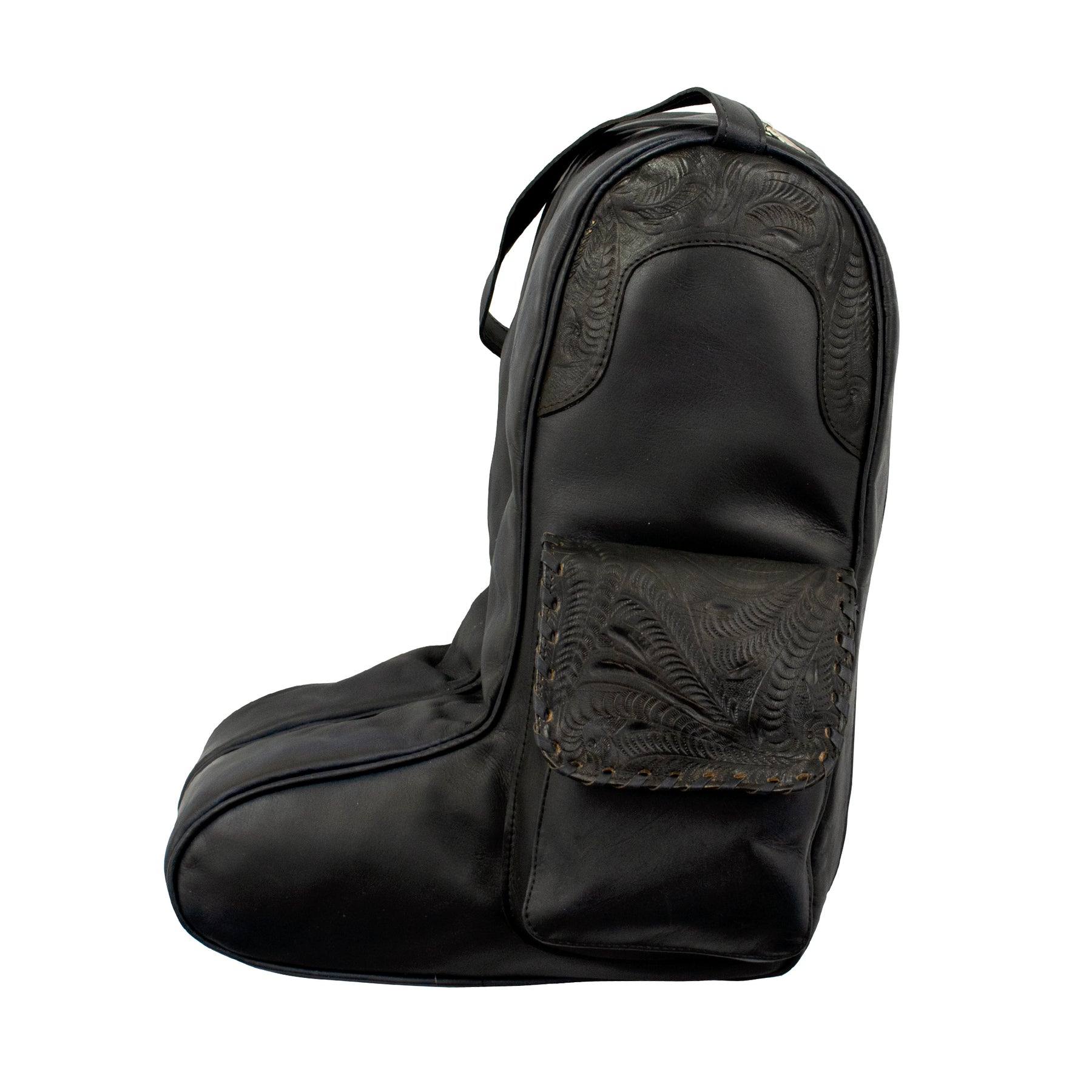 Waxed Leather Boot Bag w/ 2 Individual Compartments – American West ...