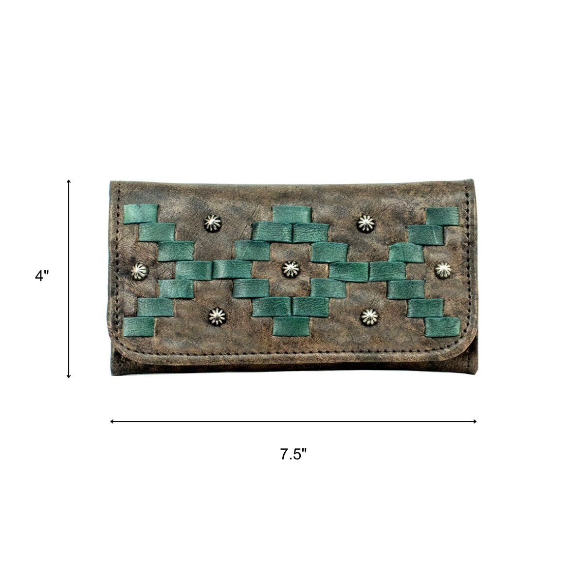 Tribal Weave Ladies Tri-Fold Wallet – American West Handbags